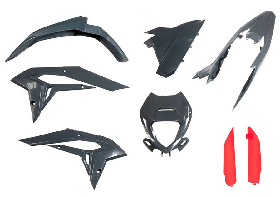 Beta XTrainer (23-) Plastics Kit Gray – Sierra Motorcycle Supply