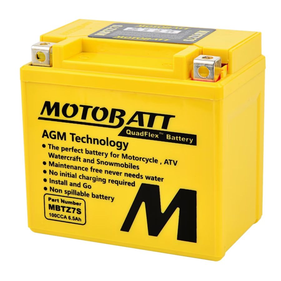 Motobatt MBTZ7S Quadflex AGM Battery – Sierra Motorcycle Supply