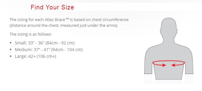 Atlas Size Chart – Sierra Motorcycle Supply