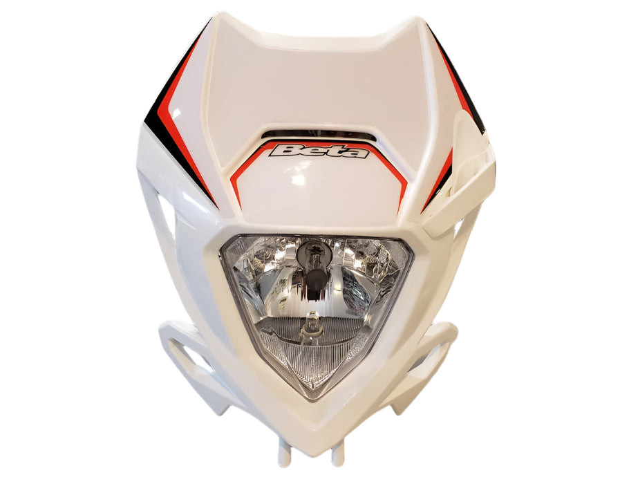 Beta (20-) Headlight Mask White – Sierra Motorcycle Supply